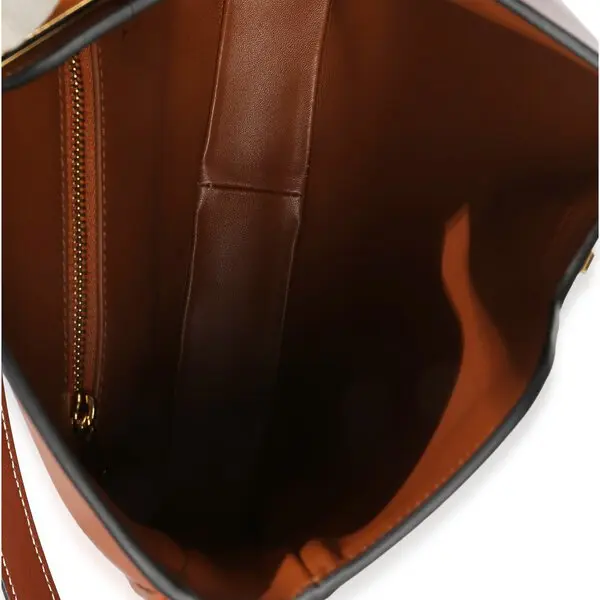 Celine Smooth Calfskin Camille 16 Soft Shoulder Bag - Brown