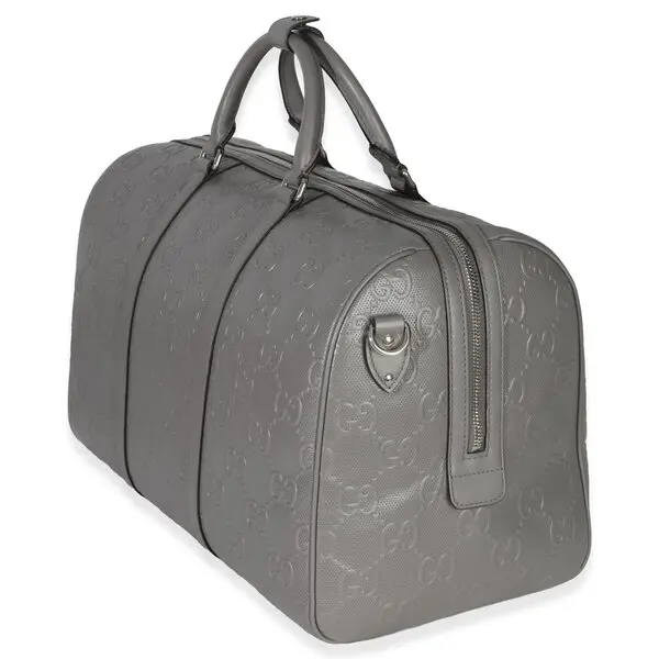 Gucci Gg Tennis Duffle Bag - Gray