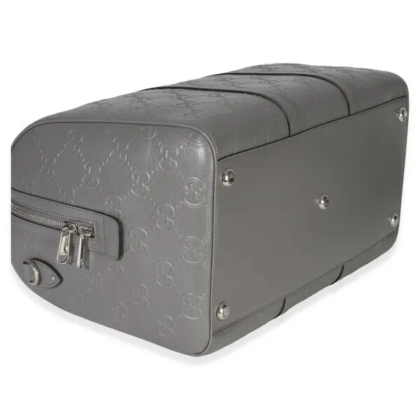 Gucci Gg Tennis Duffle Bag - Gray
