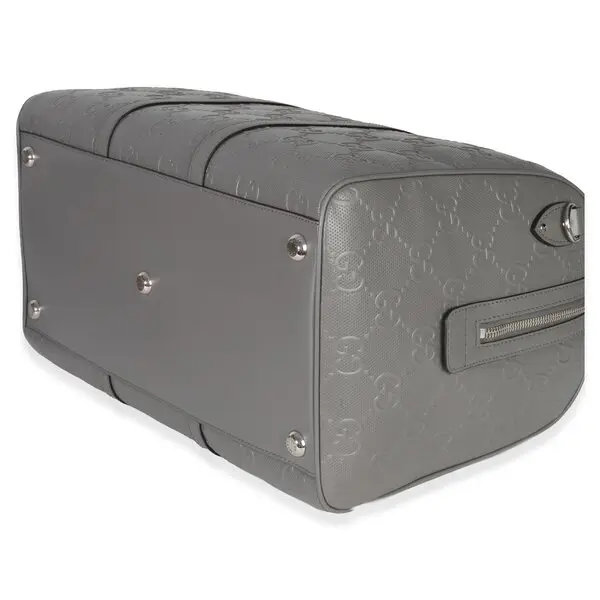 Gucci Gg Tennis Duffle Bag - Gray