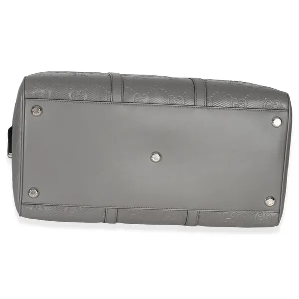 Gucci Gg Tennis Duffle Bag - Gray