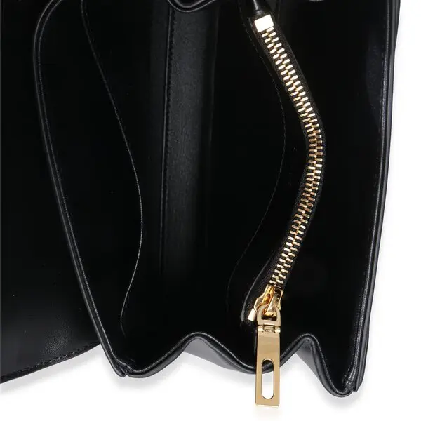 Celine 16 Top Handle Bag - Black