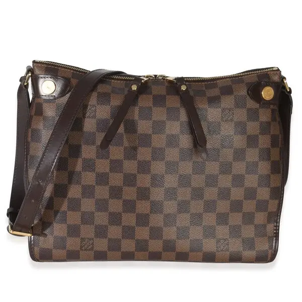 LOUIS VUITTON Damier Ebene Canvas Duomo Messenger Bag - Brown