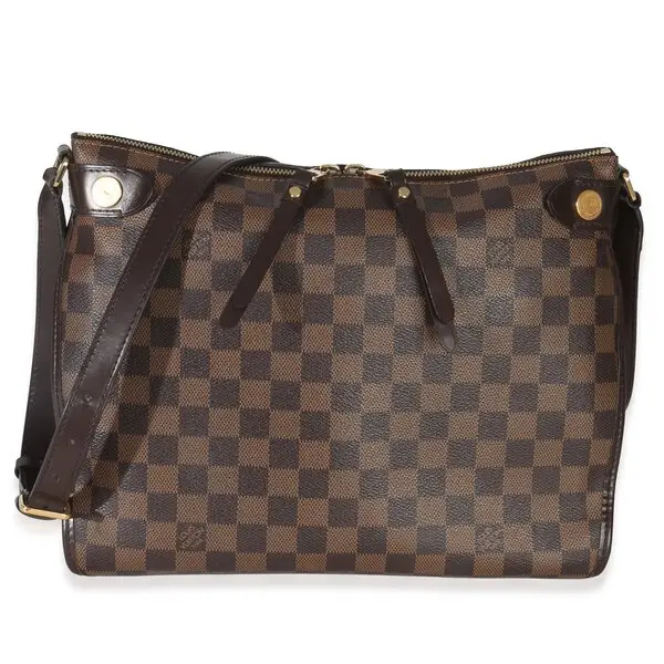 LOUIS VUITTON Damier Ebene Canvas Duomo Messenger Bag - Brown