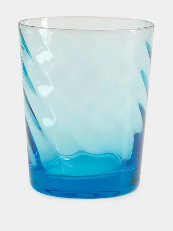 BITOSSI Set Of 6 Textured Glass Tumblers
