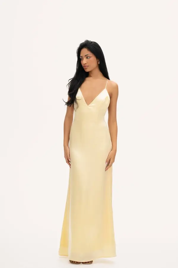 MandiBreeze Demi Silk Maxi Dress