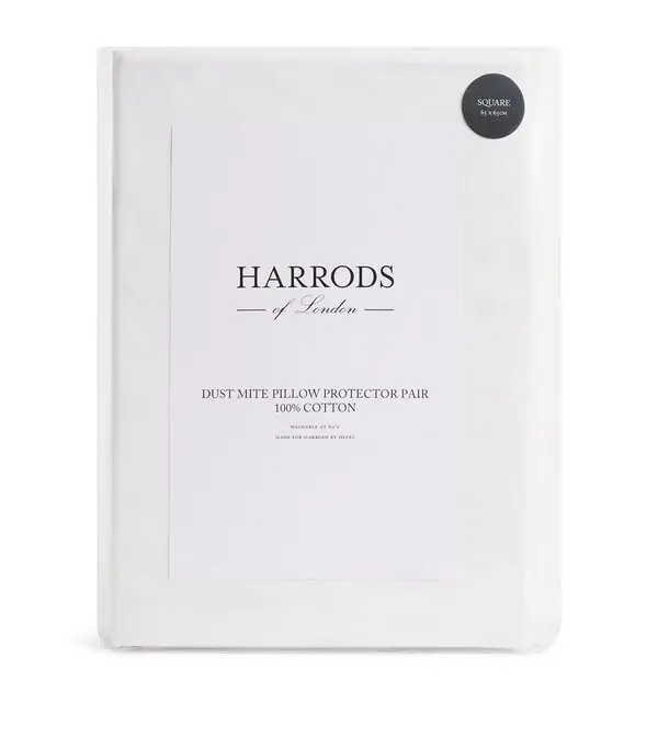 Harrods Dust Mite Pillowcase Protector Pair