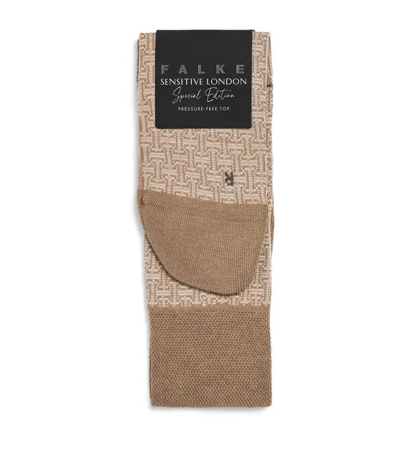 Falke Cotton-blend Sensitive London Socks - Brown