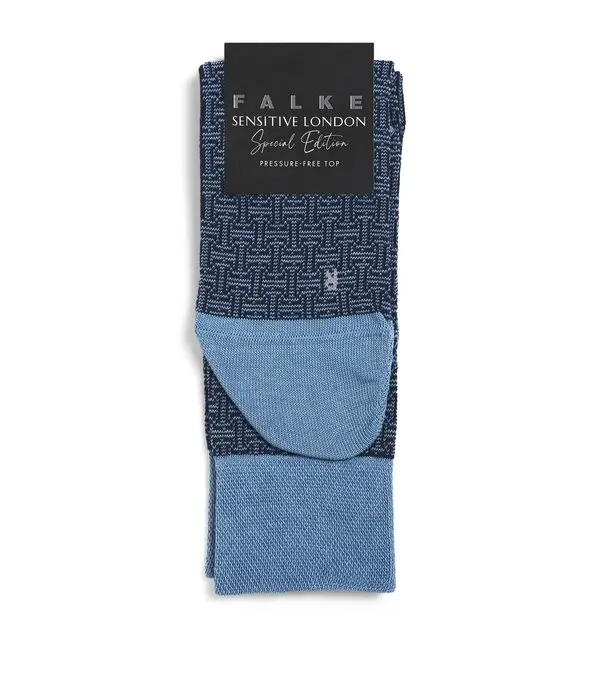 Falke Cotton-blend Sensitive London Socks - Blue