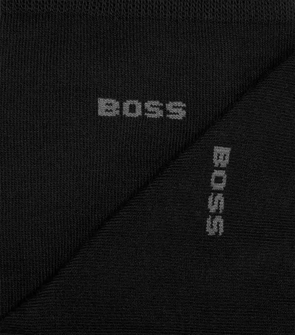 BOSS Bamboo-blend Logo Socks