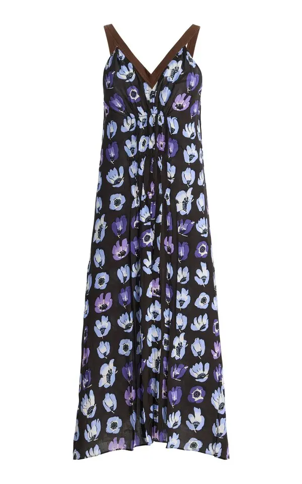 Prada Floral Marocaine Midi Dress