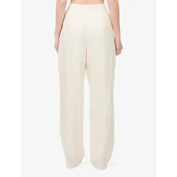 Second Summer Coco Straight-leg Linen Trousers
