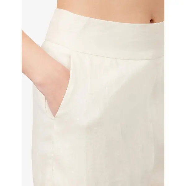 Second Summer Coco Straight-leg Linen Trousers