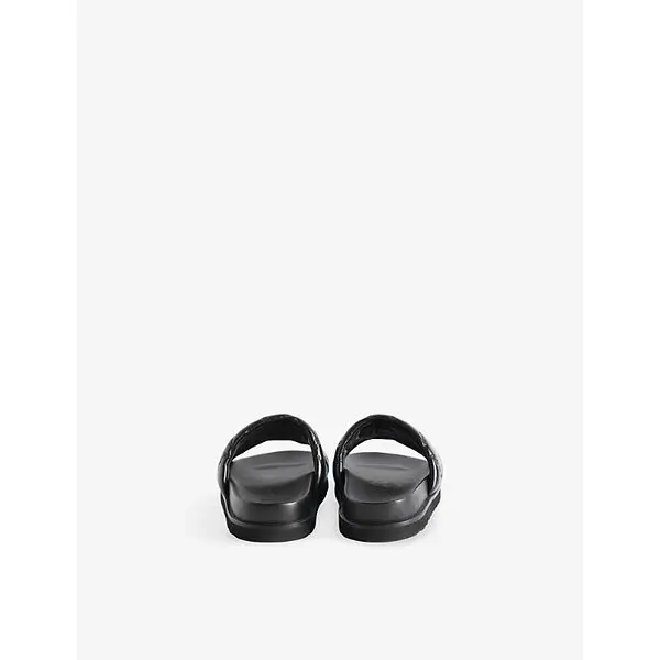 Zadig&Voltaire Patent-leather Slides - Black