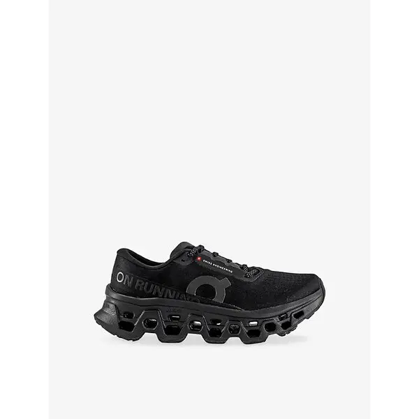 On Cloudmonster 3 Woven Trainers - Black Black