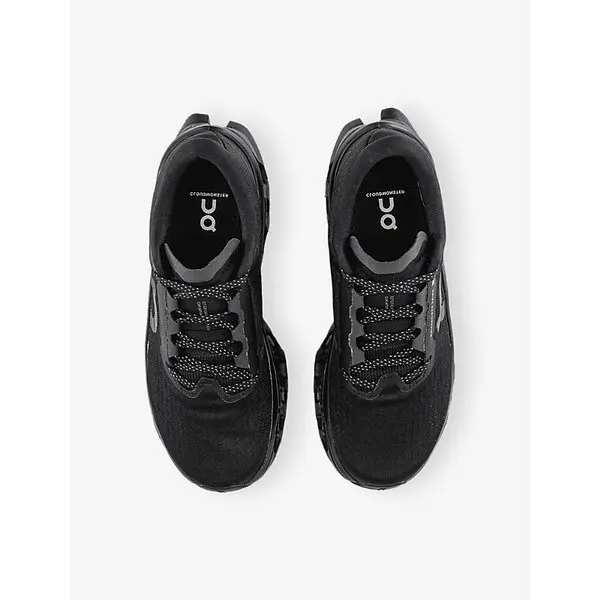On Cloudmonster 3 Woven Trainers - Black Black
