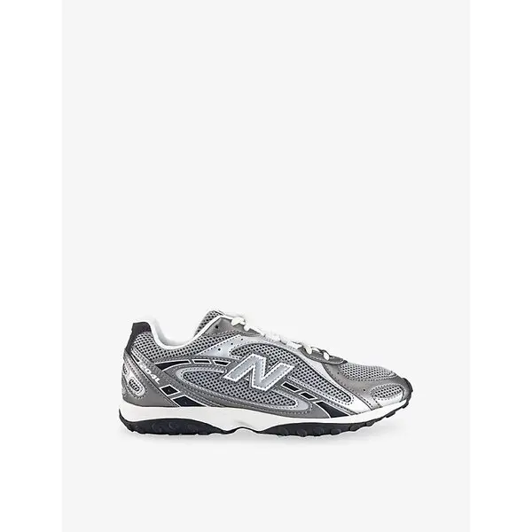 NEW BALANCE 204l Suede And Mesh Trainers - Dark Silver Metallic Sla
