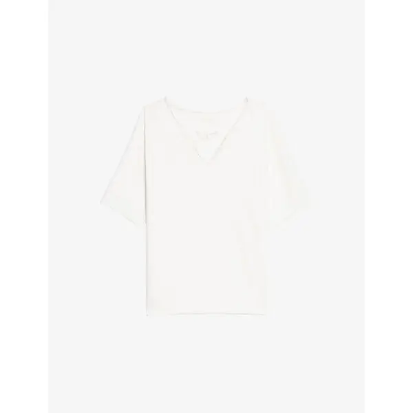 Zadig&Voltaire Meg Henley-collar Cotton T-shirt - Judo