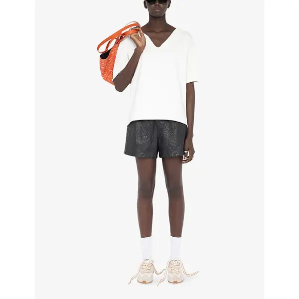 Zadig&Voltaire Meg Henley-collar Cotton T-shirt - Judo