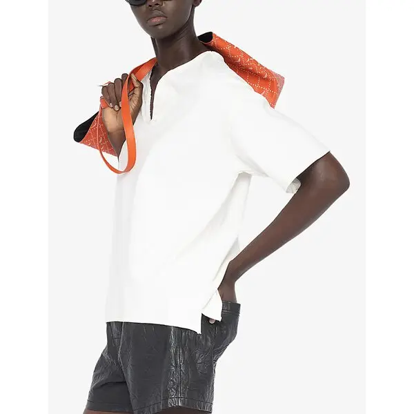 Zadig&Voltaire Meg Henley-collar Cotton T-shirt - Judo