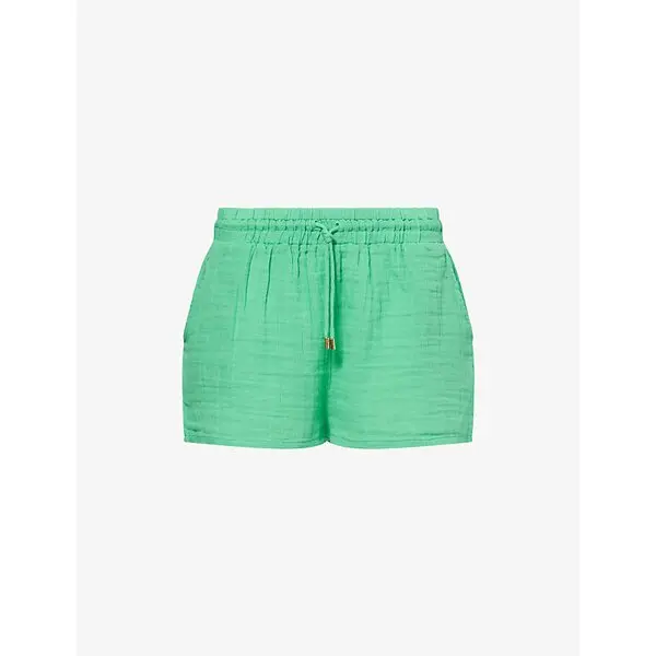 Melissa Odabash Abbie Relaxed-fit Cotton Shorts