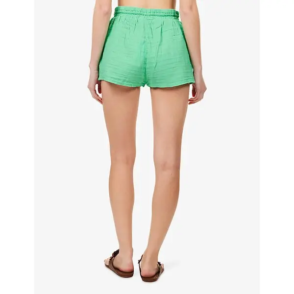 Melissa Odabash Abbie Relaxed-fit Cotton Shorts
