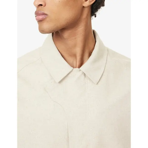 HIKING PATROL Waypoint Classic-collar Linen-and-cotton Jacket
