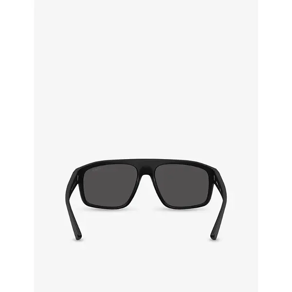 Prada Ps B02s Irregular-frame Injected Sunglasses - Black