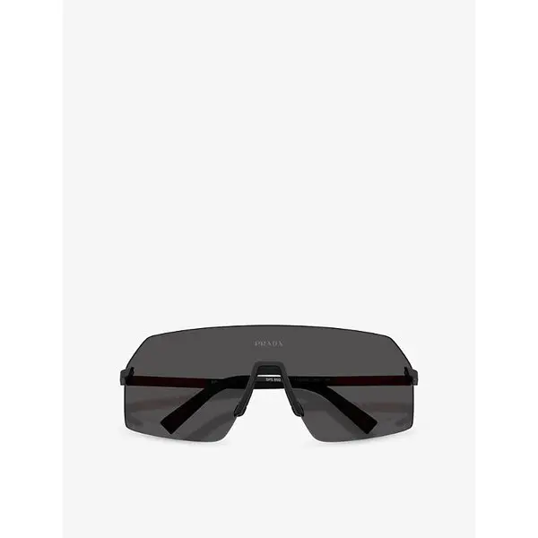 Prada Ps B50s Irregular-frame Metal Sunglasses