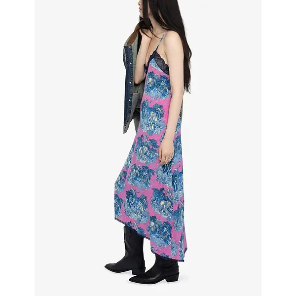 Zadig&Voltaire Floral-print Jacquard Midi Dress - Lady