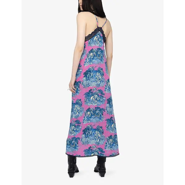 Zadig&Voltaire Floral-print Jacquard Midi Dress - Lady
