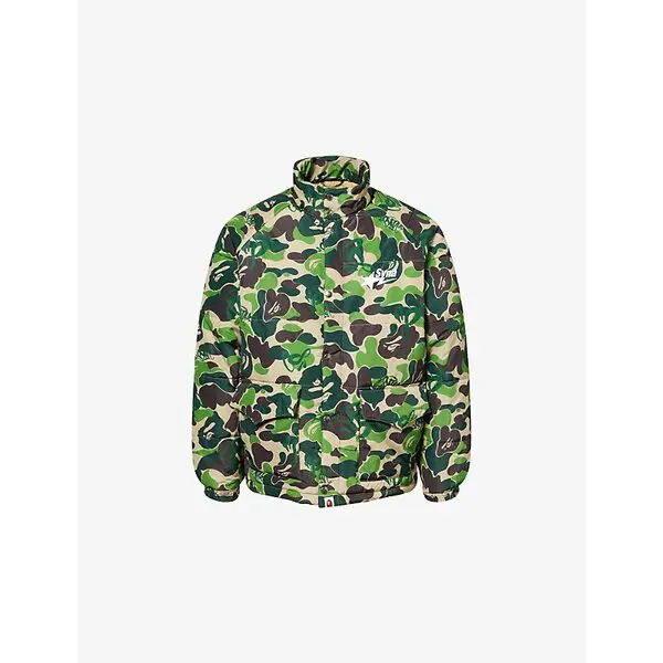A BATHING APE X Spotify X Syna Camo-print Woven Jacket - Green