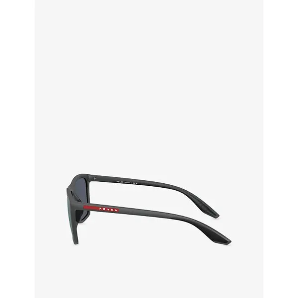 Prada Pillow-frame Injected Sunglasses - Grey