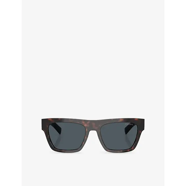 Prada Square-frame Acetate Sunglasses - Brown