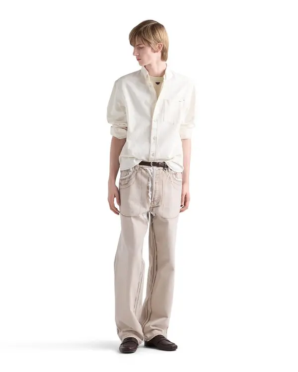 Prada Bull Denim Five-pocket Jeans