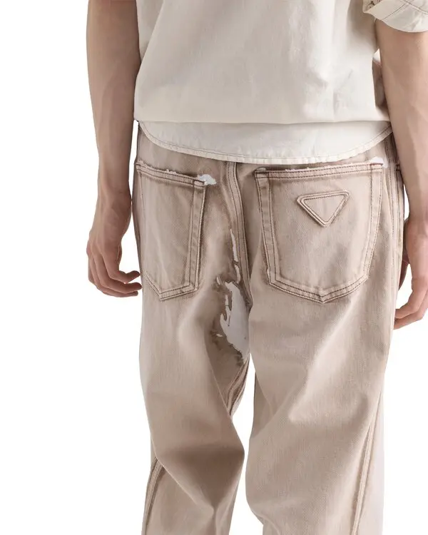 Prada Bull Denim Five-pocket Jeans