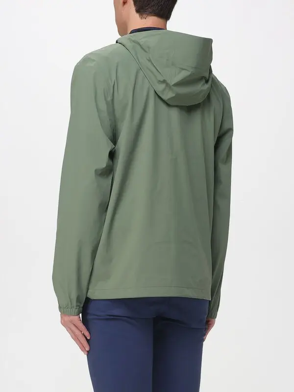 Rains Suva Jacket In Technical Fabric With Hood - Green