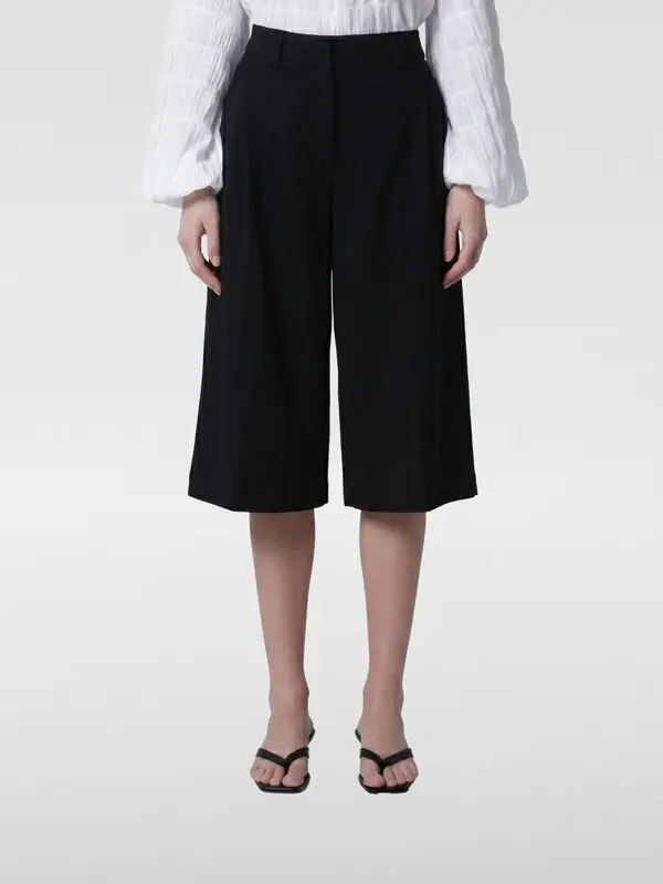 THELATEST Gabardine Tailored Shorts - Black