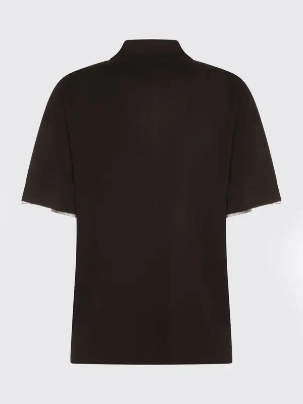 Fabiana Filippi Lurex Polo Shirt - Blue
