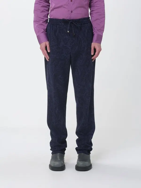 Etro Jersey Trousers With Paisley Print