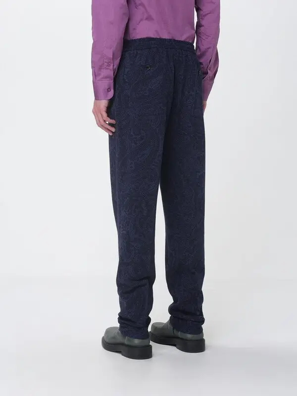 Etro Jersey Trousers With Paisley Print