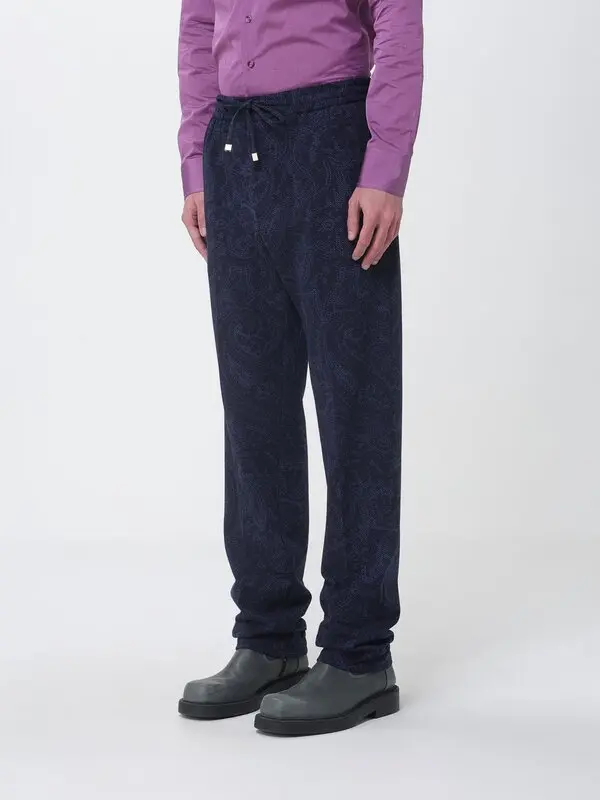 Etro Jersey Trousers With Paisley Print