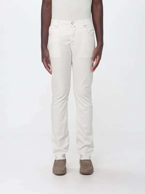 Jacob Cohen Straight Leg Jeans - White