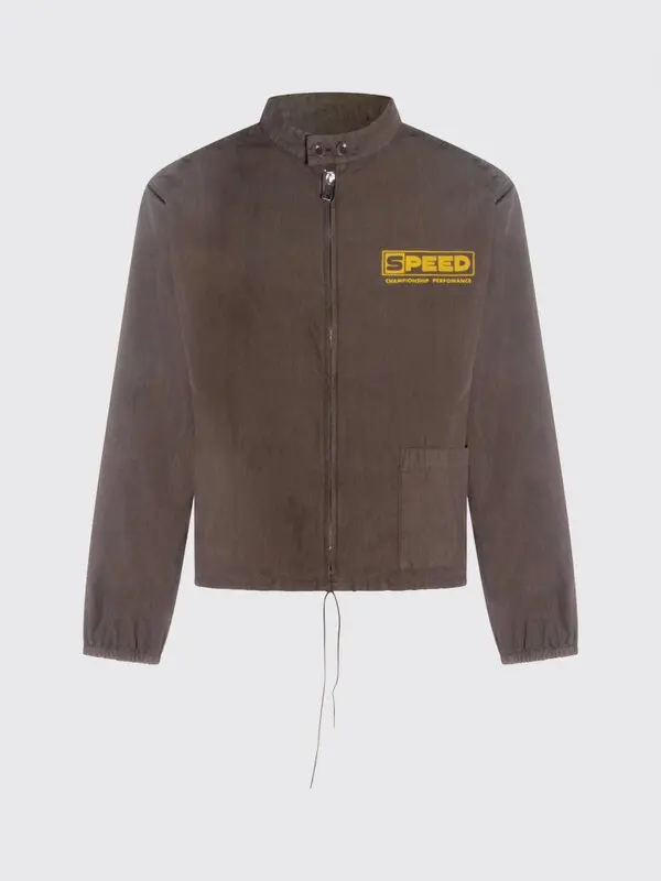 MAISON MARGIELA Cotton Blend Jacket - Mud