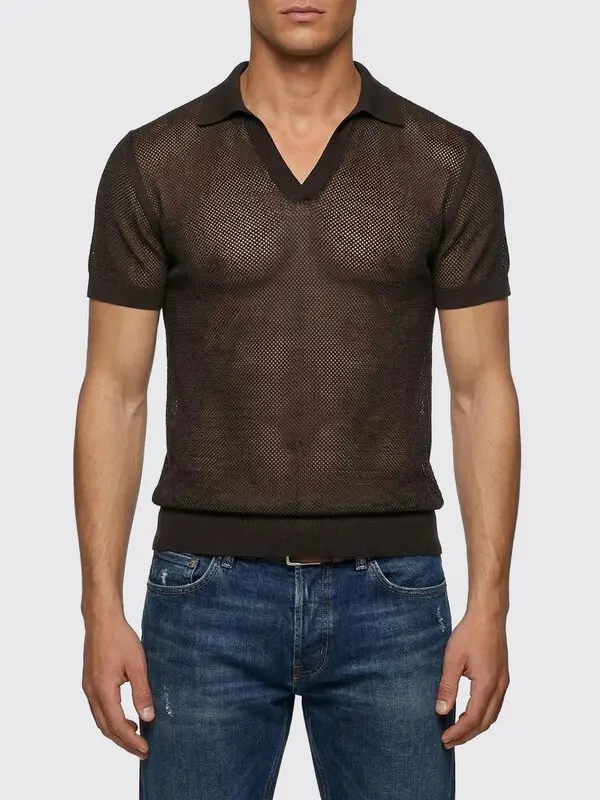 TOM FORD Polo Shirt - Brown