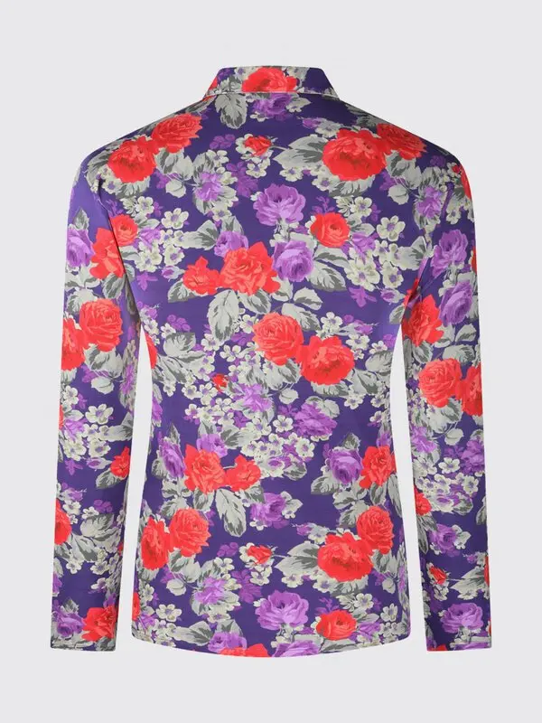 Acne Studios Viscose Shirt With Floral Print