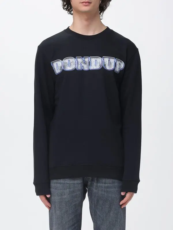DONDUP Graphic Print Sweatshirt - Black