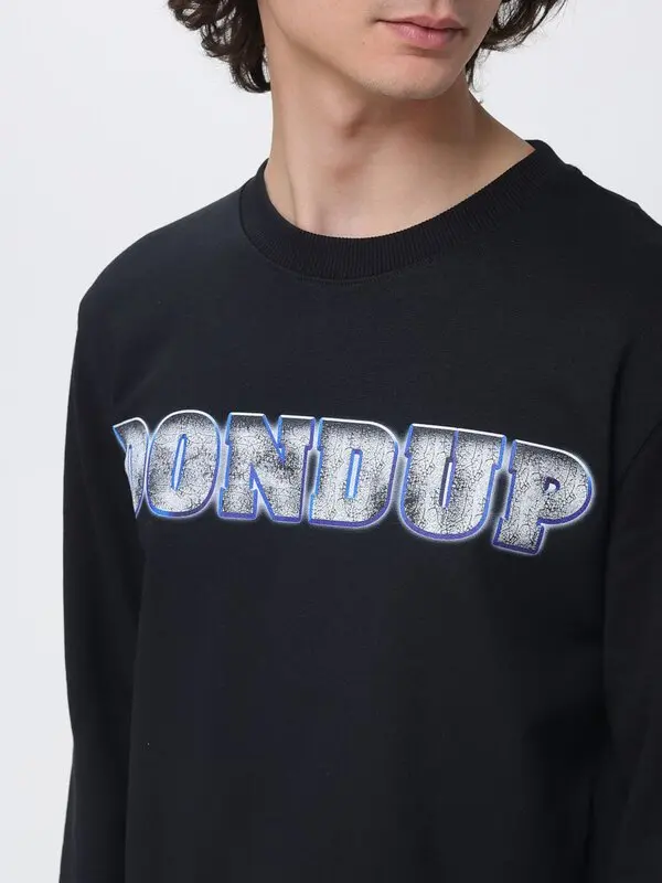 DONDUP Graphic Print Sweatshirt - Black