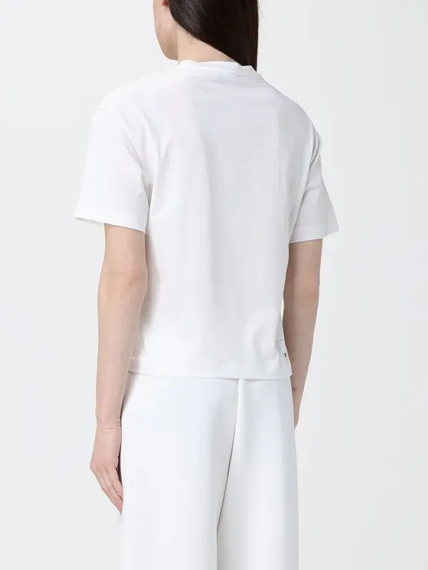 Emporio Armani Cotton T-shirt With Chest Pocket - White