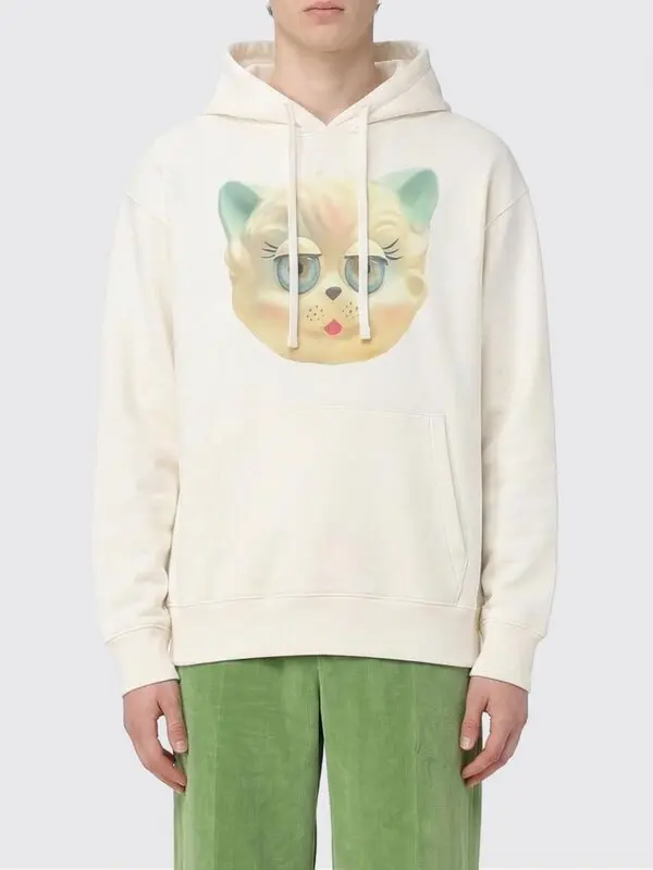 Valentino Garavani Le Chat De La Maison Cotton Sweatshirt - White